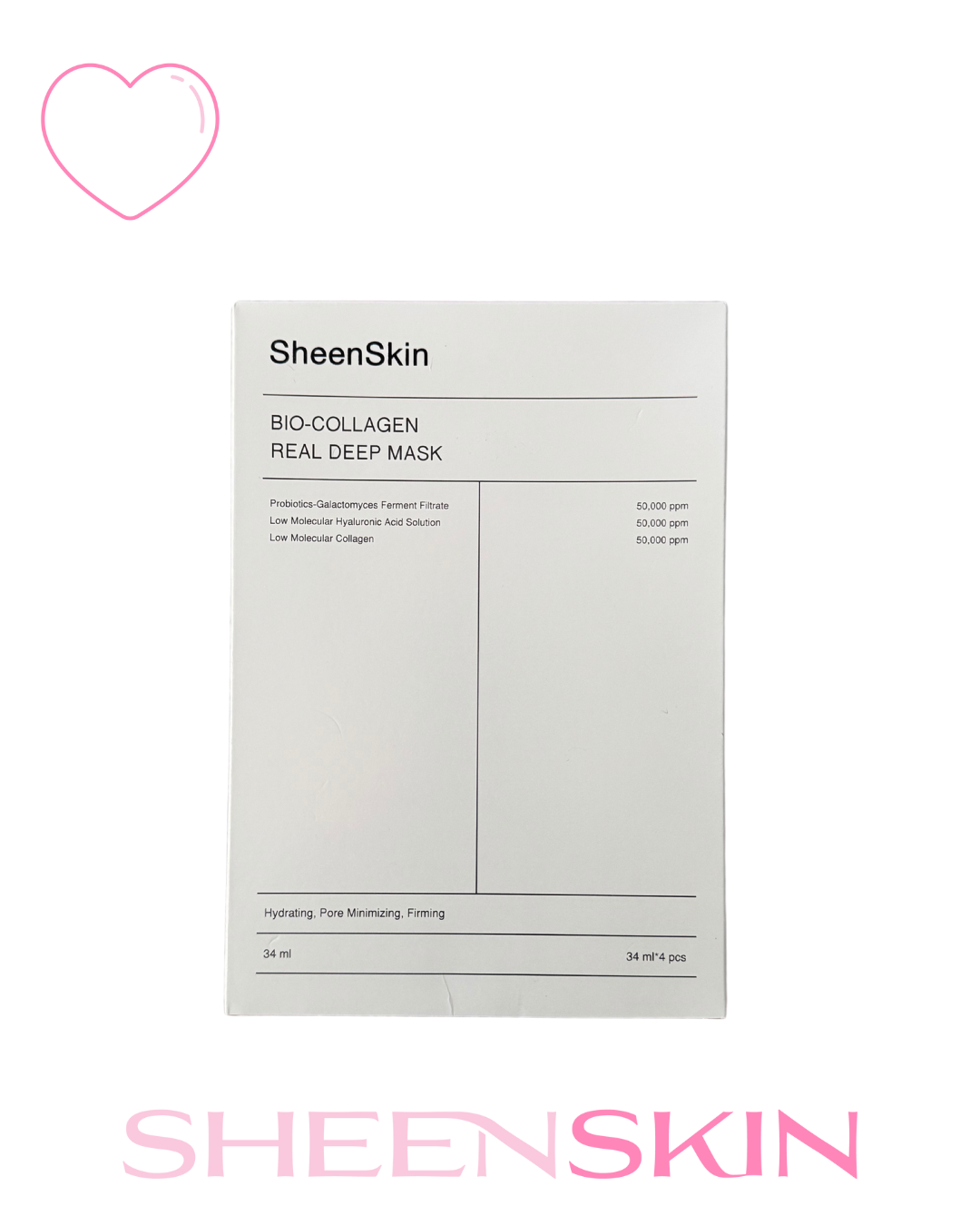 SheenSkin - Bio Collagen Mask – SheenSkin AU
